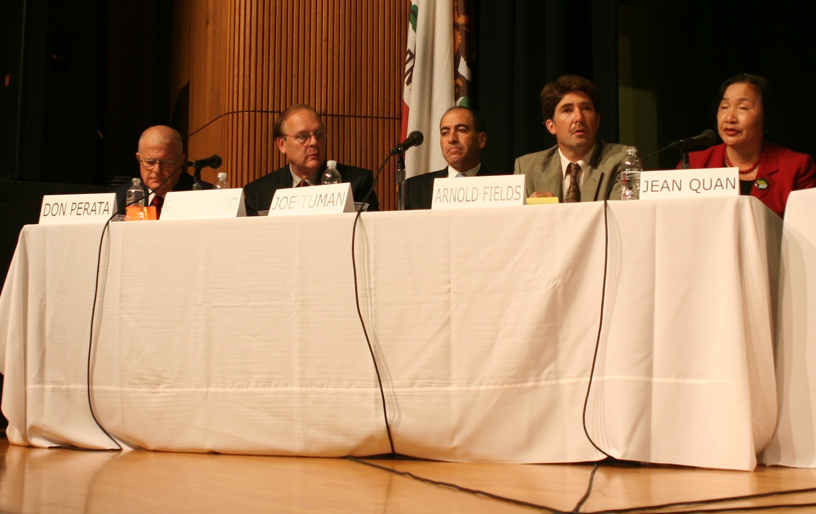 Oakland mayoral candidates, 9 of the 10, address packed auditorium ...