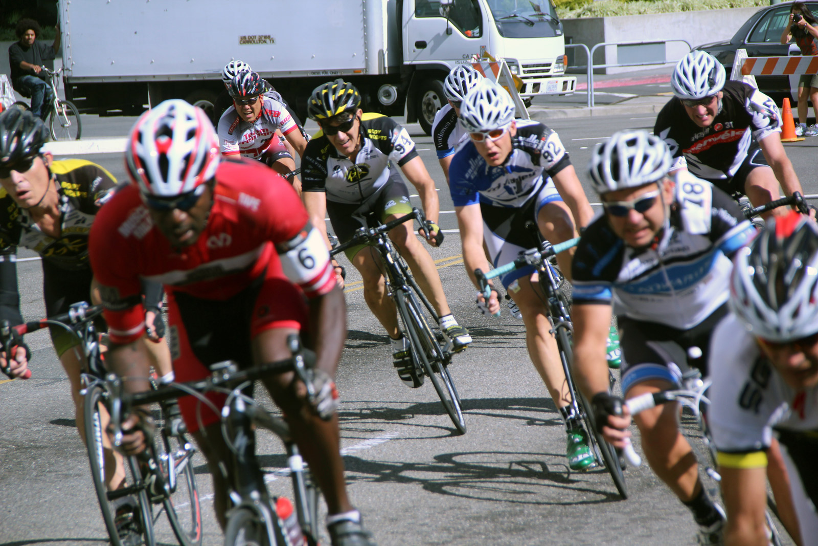 Bikers race in Grand Prix in downtown Oakland - Oakland North