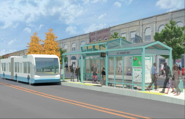 AC Transit takes BRT shelter designs to the public | Oakland North