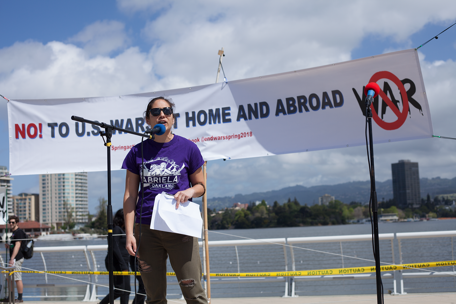 Anti-war rally protests American influence on foreign countries and ...