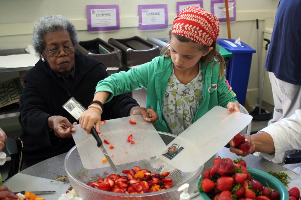 Program partners kids, elderly for cooking and crafting visits ...