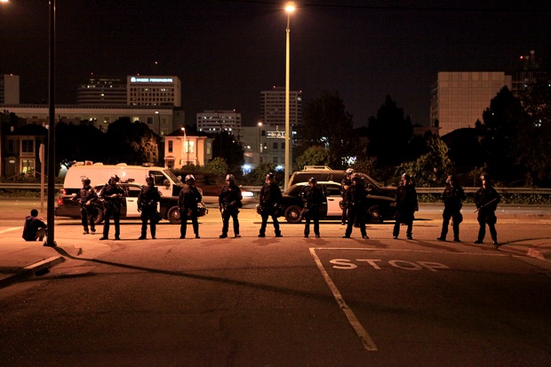 Occupy Oakland march against police brutality ends peacefully - Oakland ...